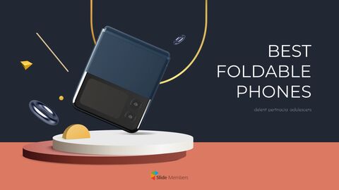 Best Foldable Phones presentation slide design