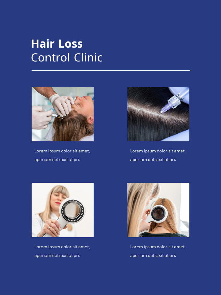 Hair Loss Control Clinic Slide PPT