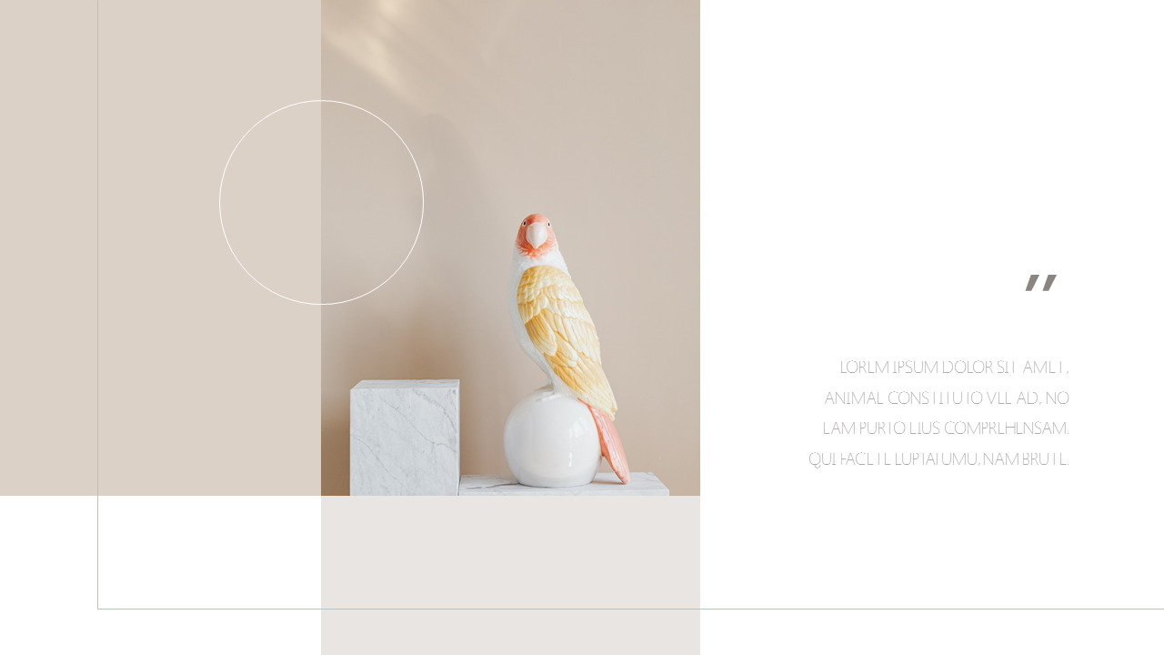 Minimal Art Deco Design slide powerpoint|Lifestyle|Templates