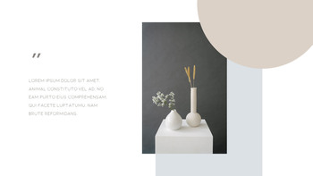 Minimal Art Deco Design slide powerpoint|Lifestyle|Templates