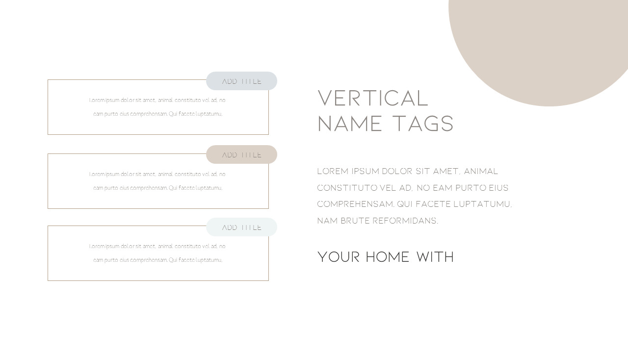 Minimal Art Deco Design slide powerpoint|Lifestyle|Templates