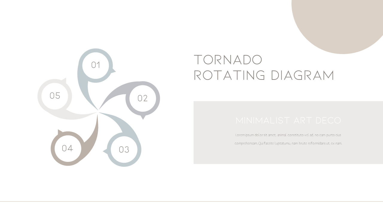 Minimal Art Deco Design slide powerpoint|Lifestyle|Templates