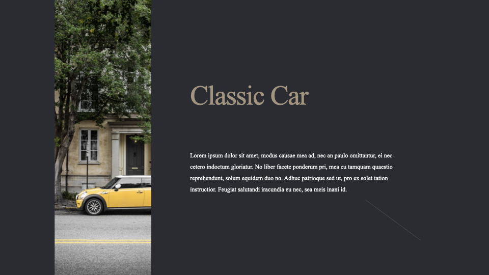 The Car keynote theme|Lifestyle