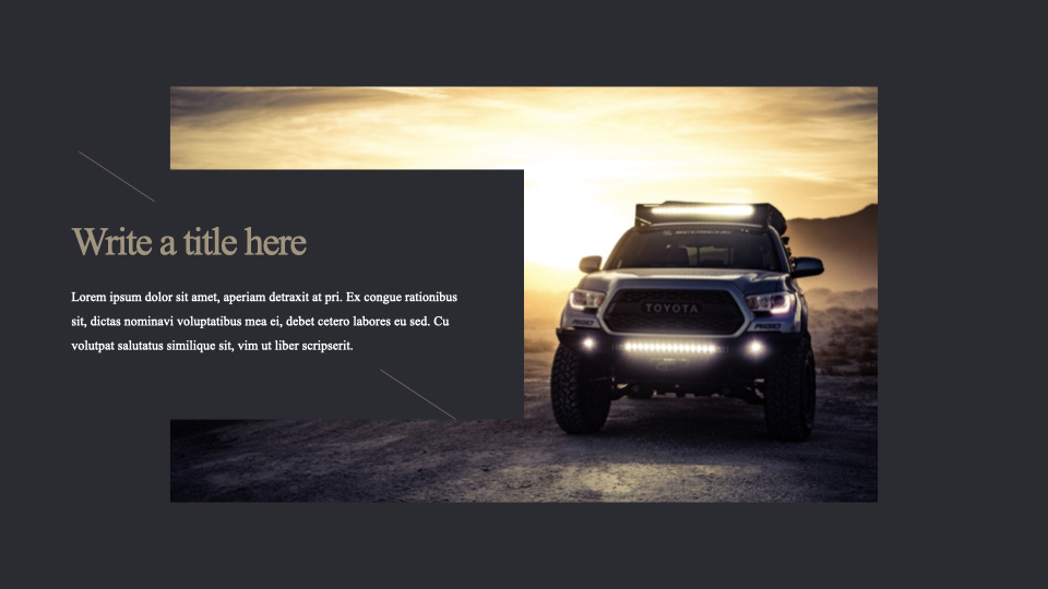 The Car keynote theme|Lifestyle