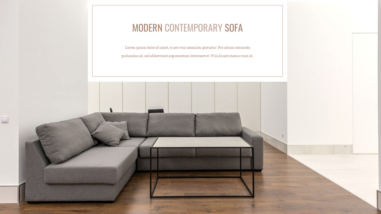 Choosing the Perfect Sofa template design|Lifestyle|Google Slides