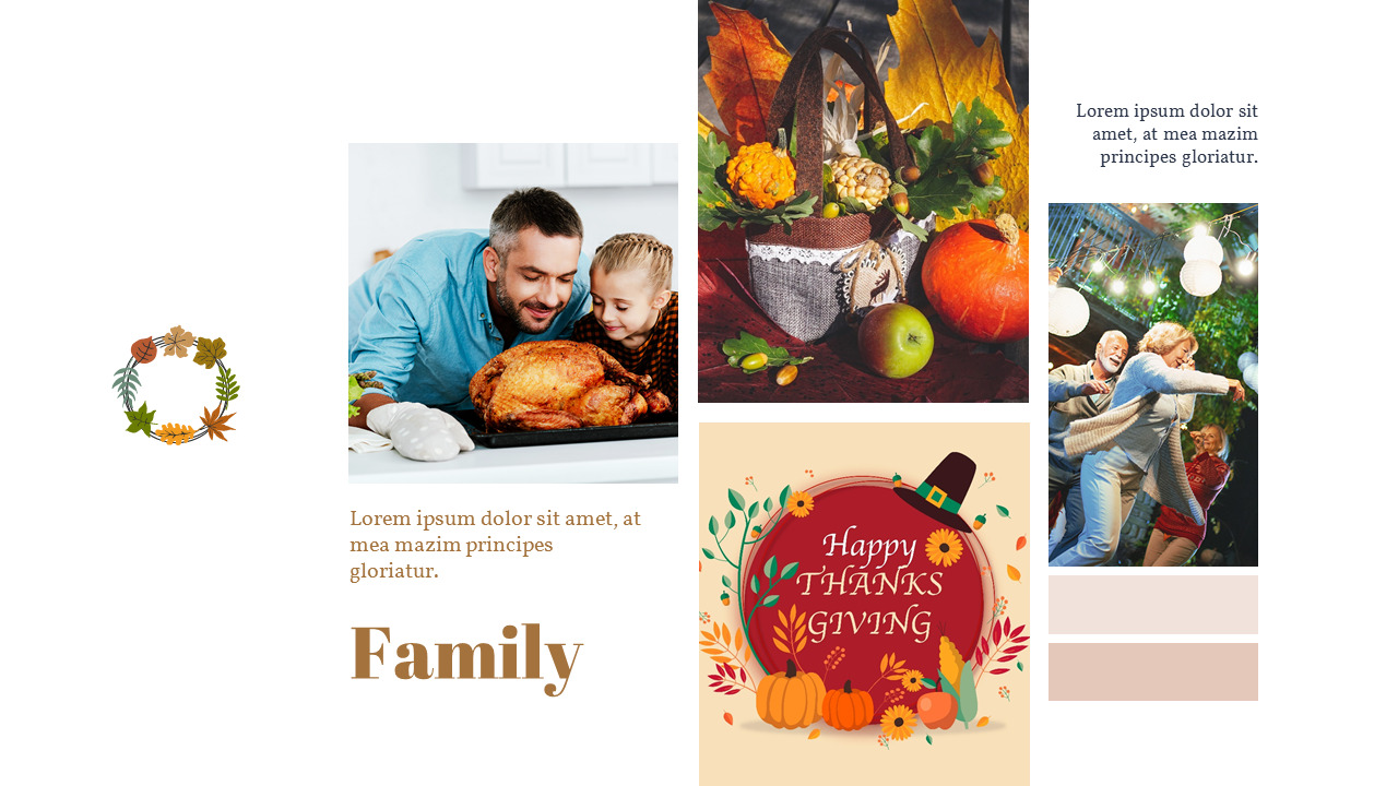 Happy Thanksgiving Day Google PowerPoint Slides