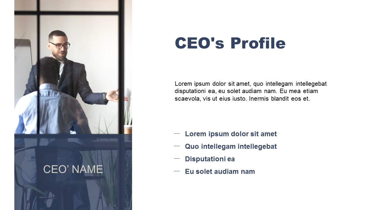 Minimalist Project Easy Google Slides Template