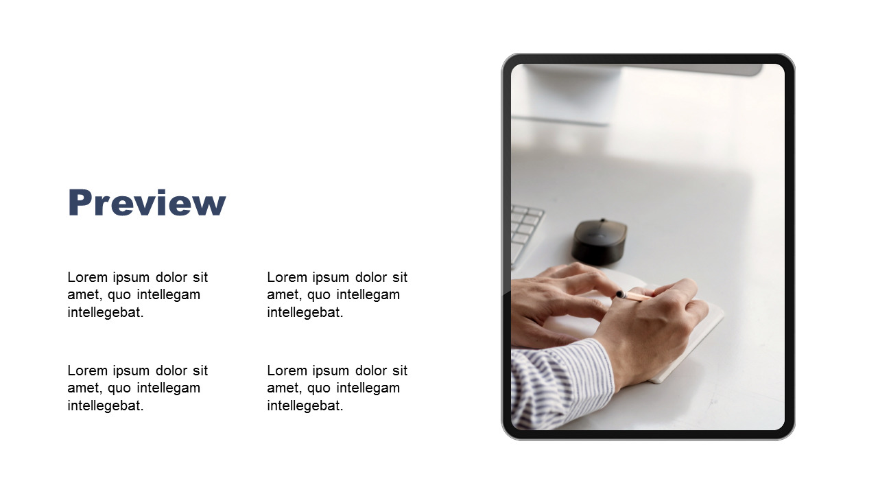 Minimalist Project Easy Google Slides Template