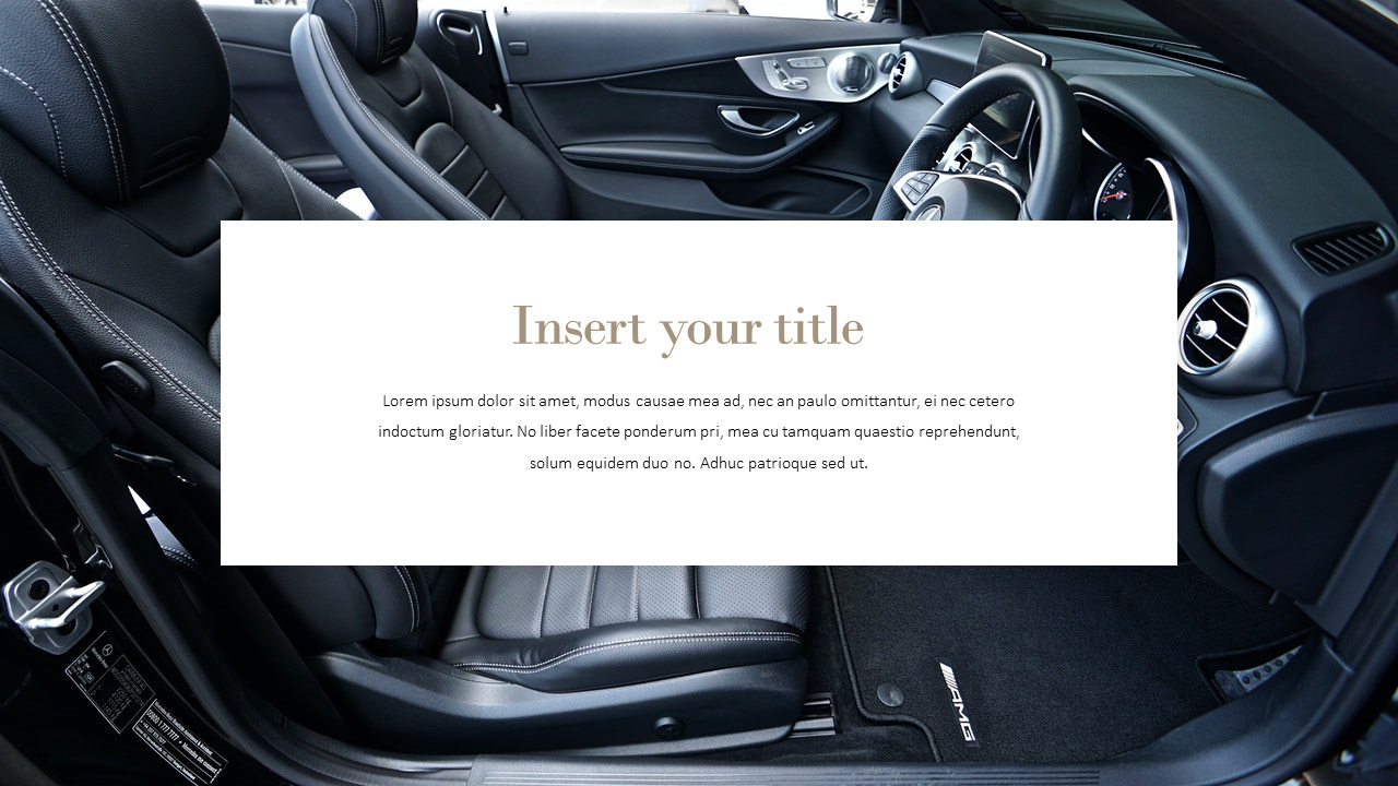 The Car Google Slides Interactive|Lifestyle