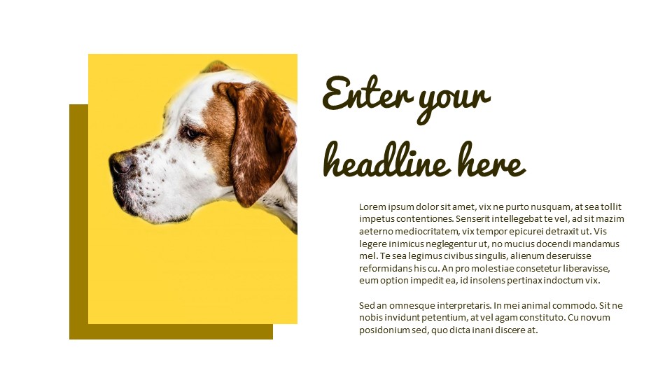 Puppy Behavior Analysis Google Presentation Slides|Animal