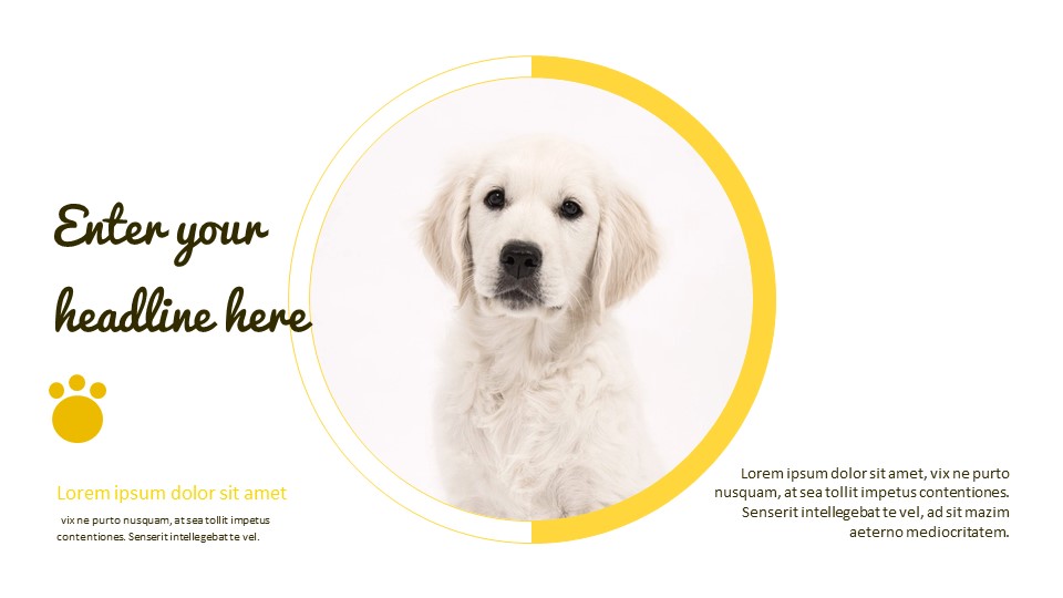 Puppy Behavior Analysis Google Presentation Slides|Animal