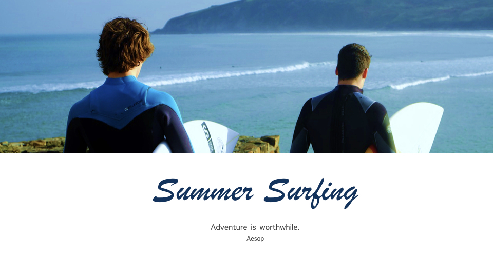 Surfing Keynote Templates