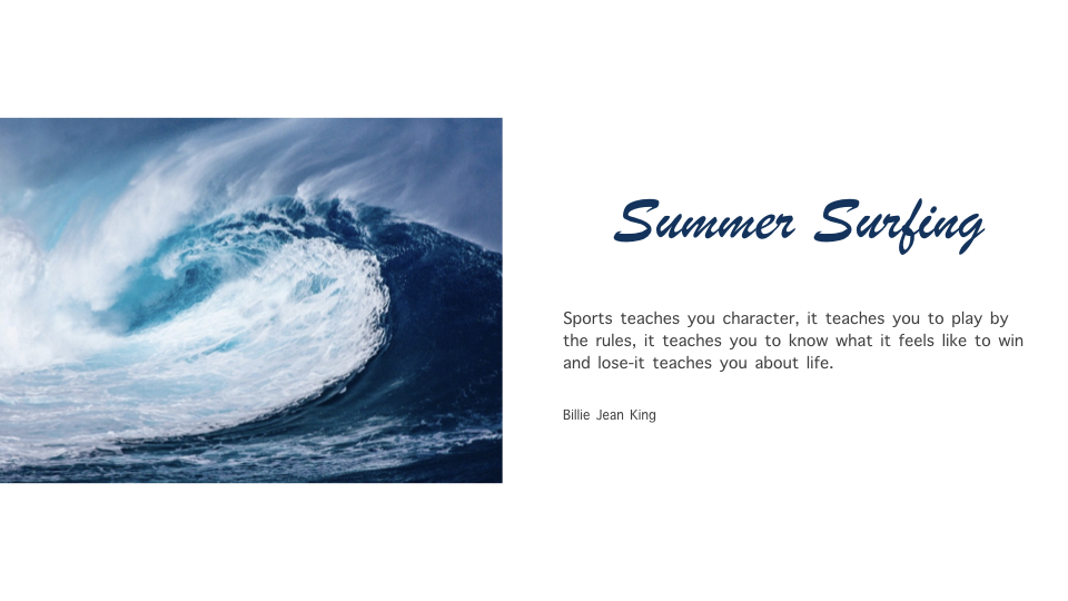 Surfing Keynote Templates