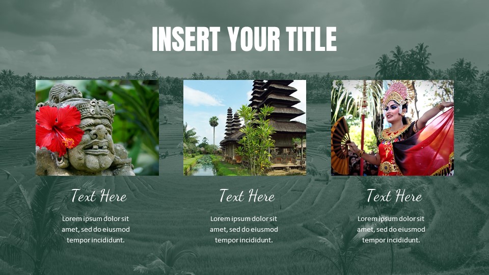 Trip to Bali Google Slides Presentation