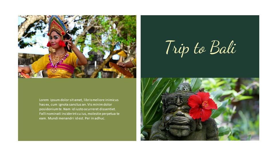 Trip to Bali Google Slides Presentation