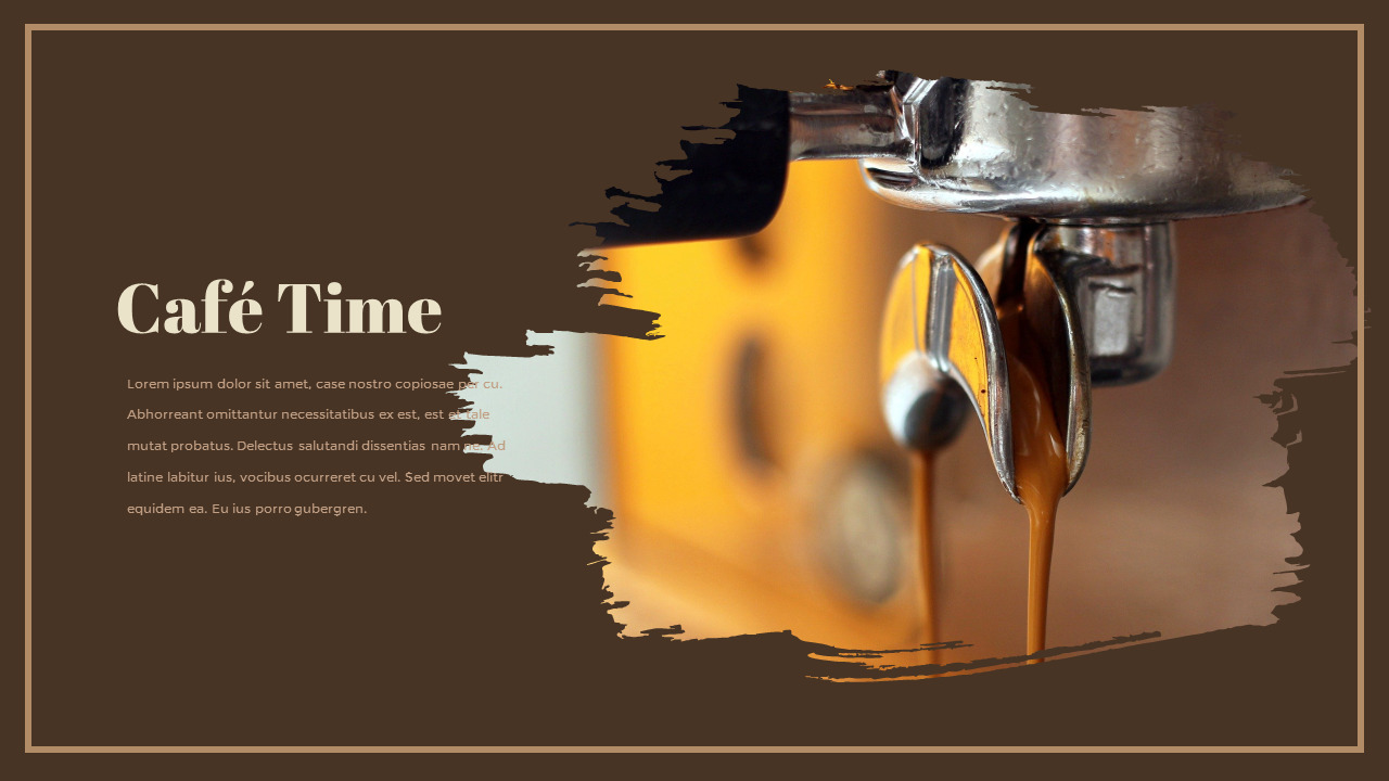 Café Time PowerPoint Presentations Samples|Business|Templates
