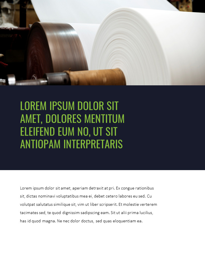 Pulp and Paper Industry Google Slides Template Diagrams Design