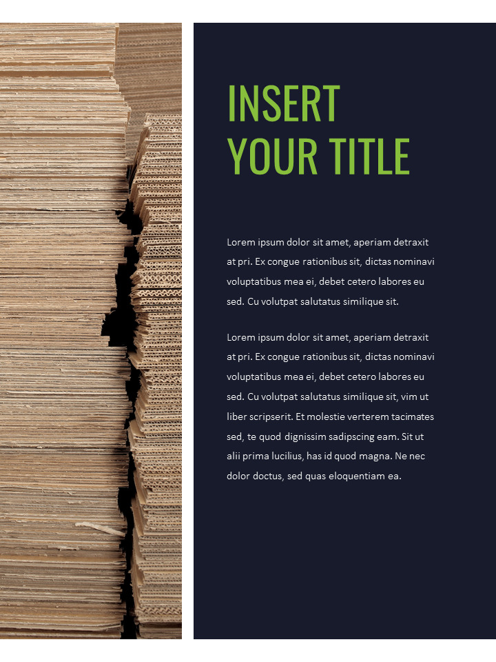 Pulp and Paper Industry Google Slides Template Diagrams Design