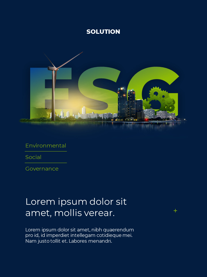 ESG Management Solution Business slides presentation