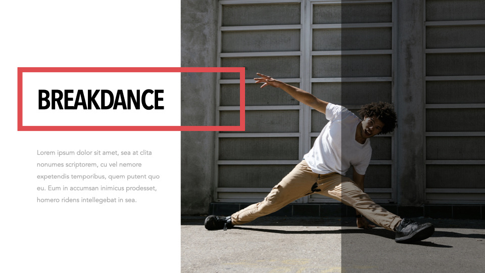 Street dancer professional presentation|Lifestyle|Keynote