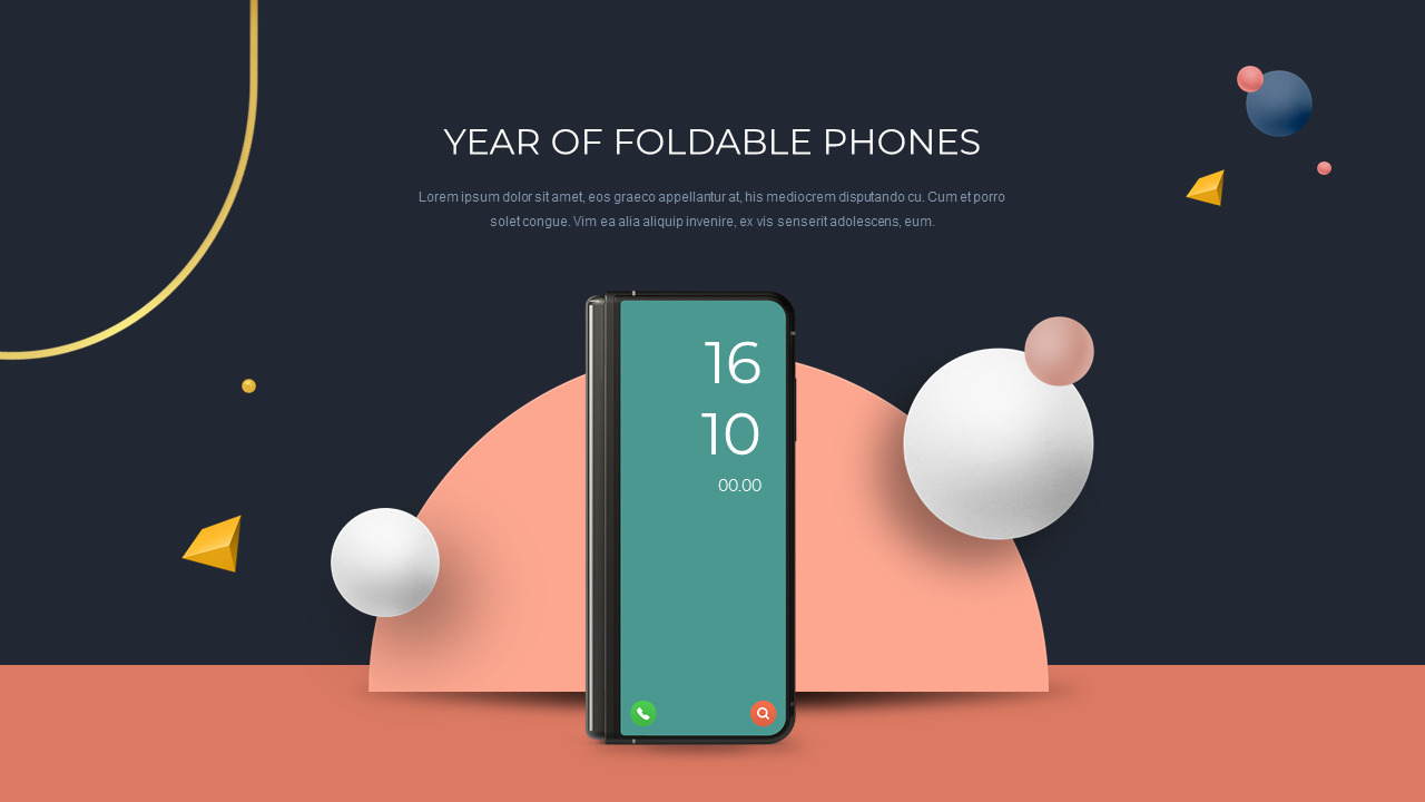 Best Foldable Phones Google Slides Themes & Templates