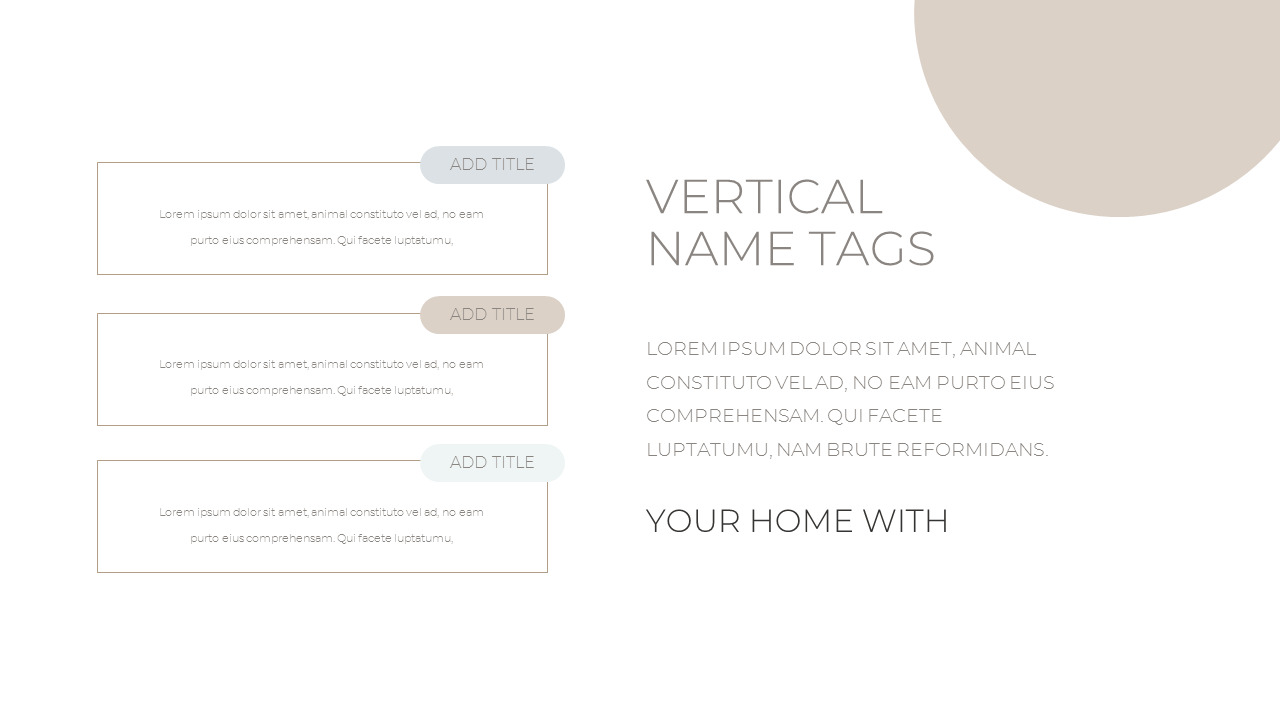 Minimal Art Deco Design Simple Slides Design|Lifestyle|Google