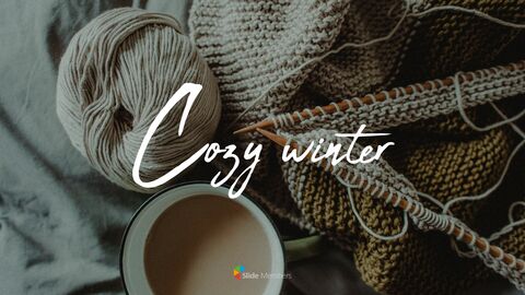 Cozy Winter PowerPoint Presentations|Lifestyle|Templates