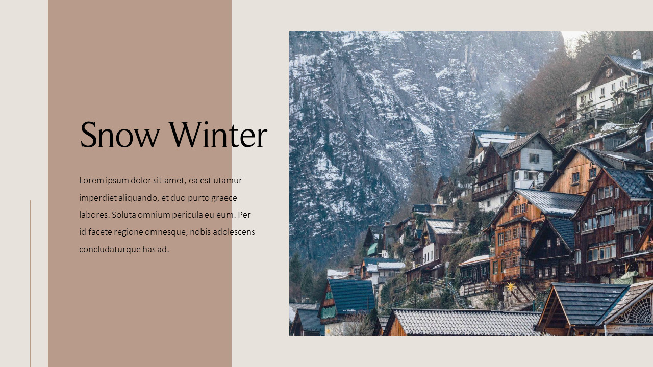 Cozy Winter PowerPoint Presentations|Lifestyle|Templates