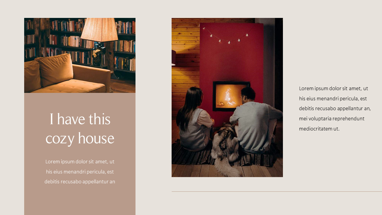 Cozy Winter PowerPoint Presentations|Lifestyle|Templates
