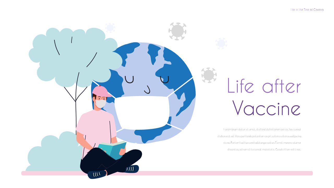 Living with Covid-19 powerpoint themes