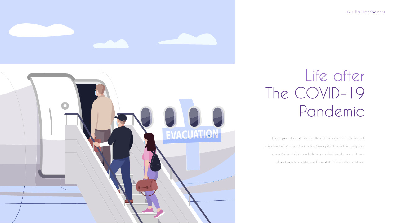 Living with Covid-19 powerpoint themes