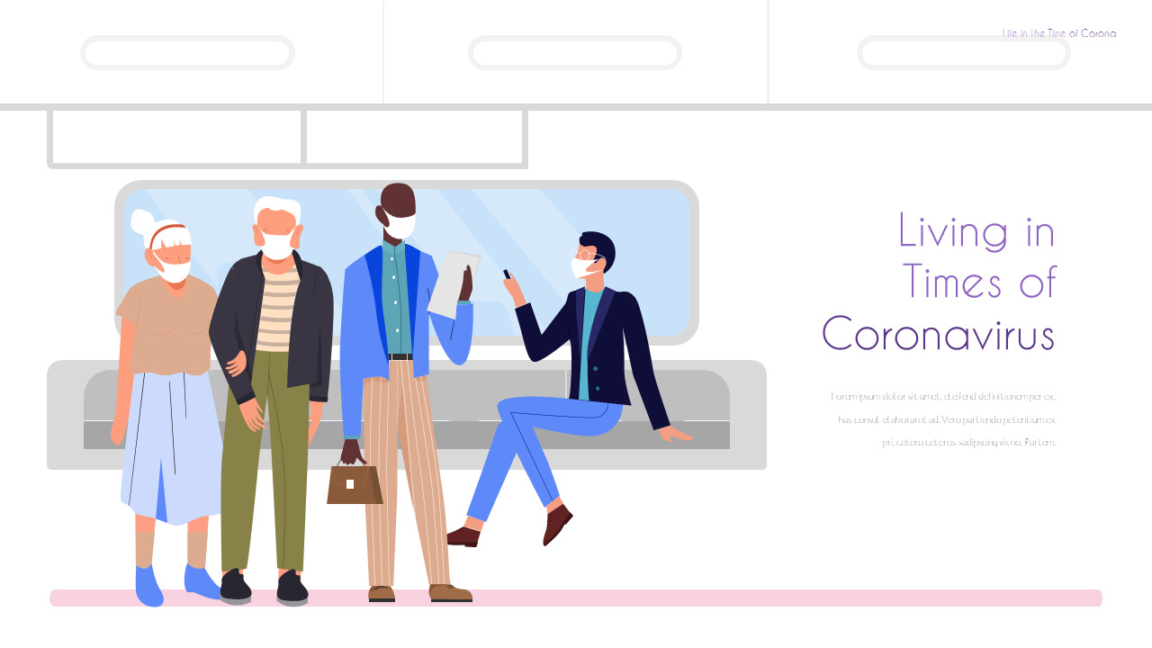 Living with Covid-19 powerpoint themes