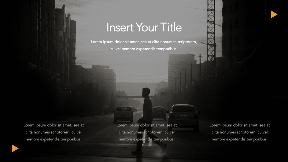 Black and White Photos beautiful keynote templates|Lifestyle