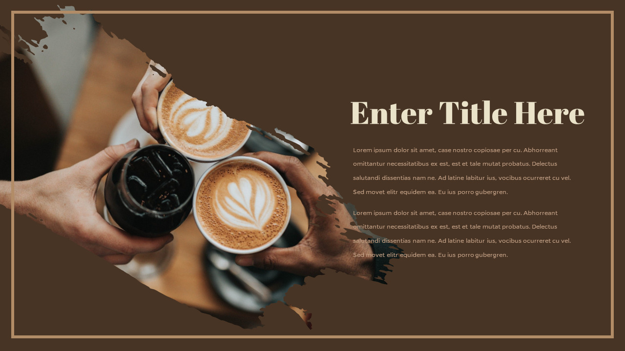 Café Time Creative Google Slides|Business