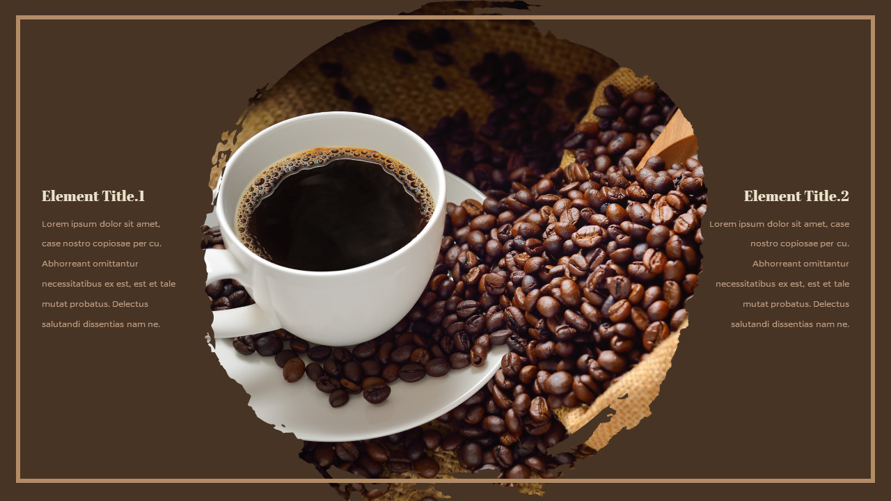 Café Time Creative Google Slides|Business