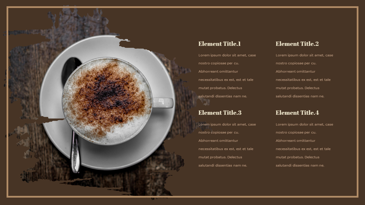 Café Time Creative Google Slides|Business