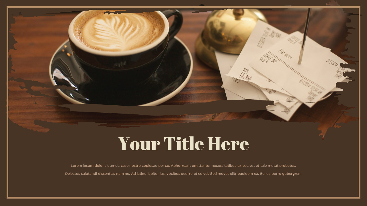 Café Time Creative Google Slides|Business