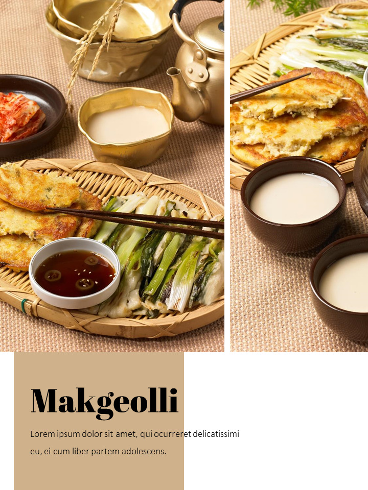 Korean Food Theme PT Templates