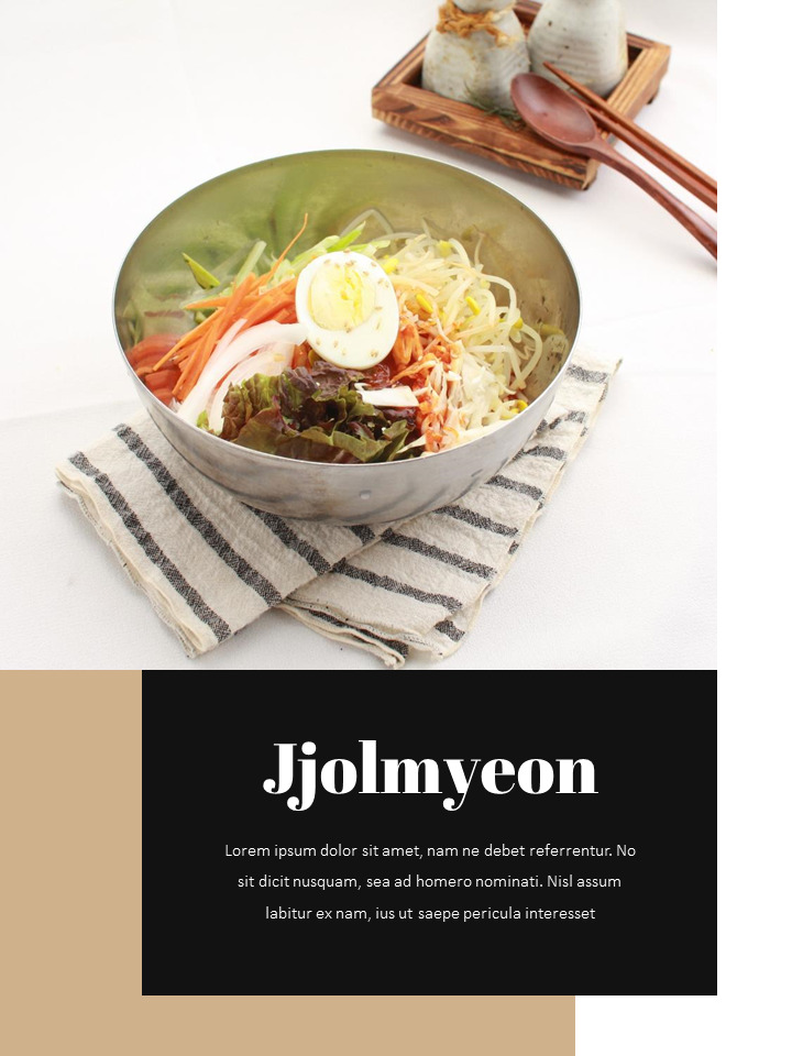 Korean Food Theme PT Templates