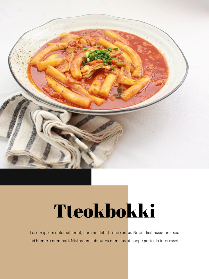 Korean Food Theme PT Templates