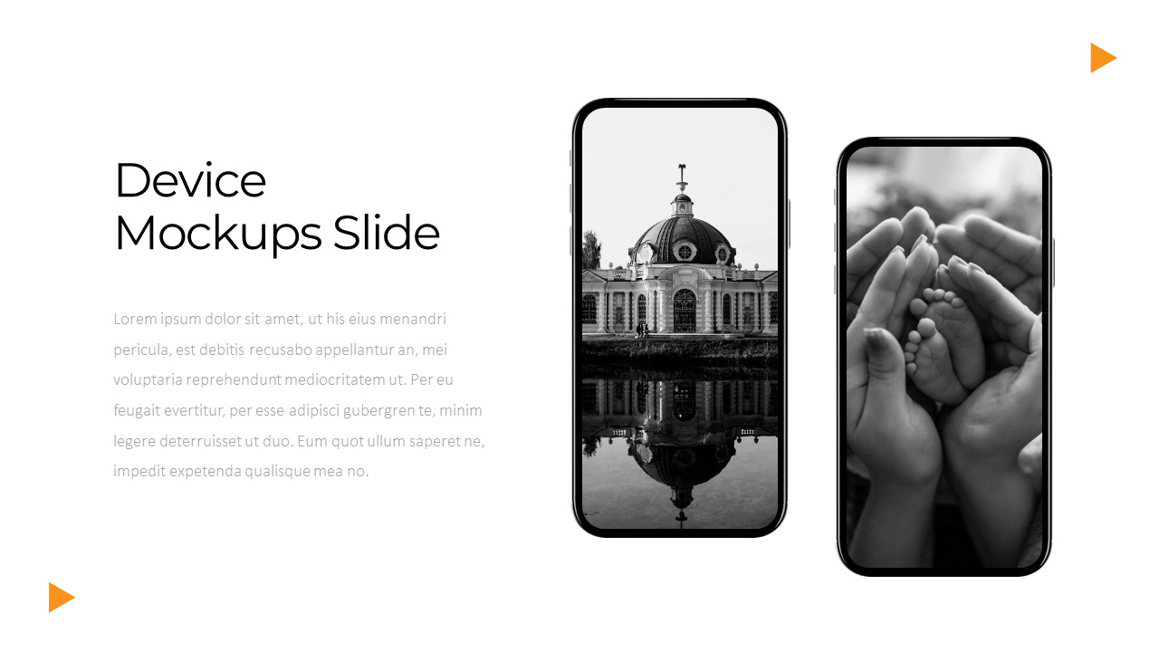 Black and White Photos Simple Google Slides|Lifestyle