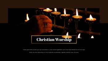 Christian Worship Custom Google Slides|Lifestyle