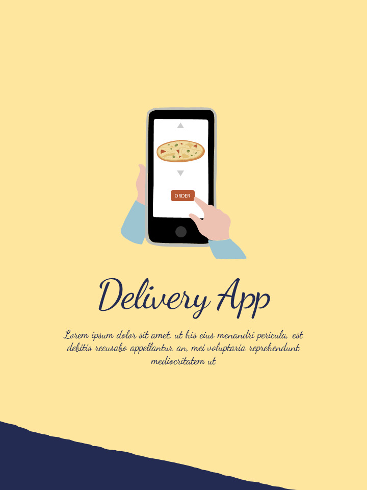 Delivery Service company profile template design