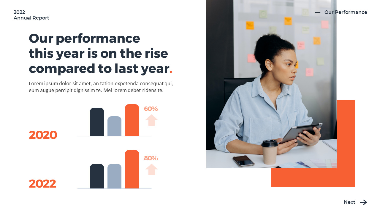 Annual Report team presentation template