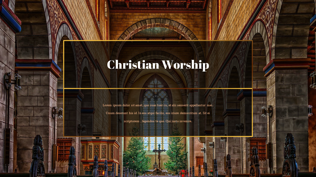 Christian Worship Custom Google Slides|Lifestyle