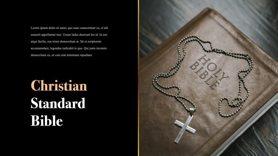 Christian Worship keynote slides|Lifestyle