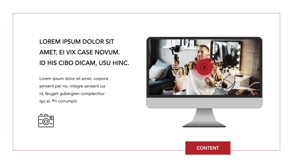 Content Creator slide template