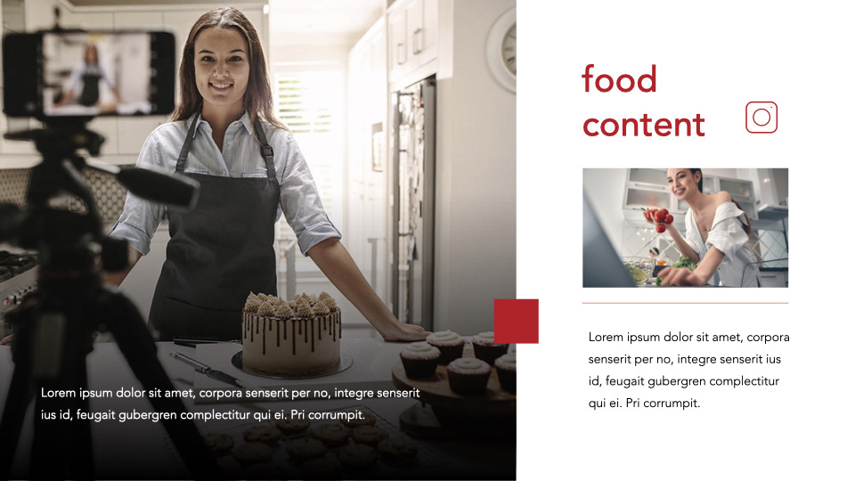 Content Creator slide template