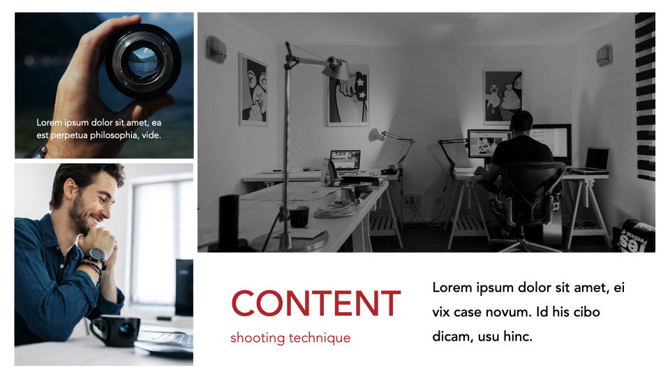 Content Creator slide template