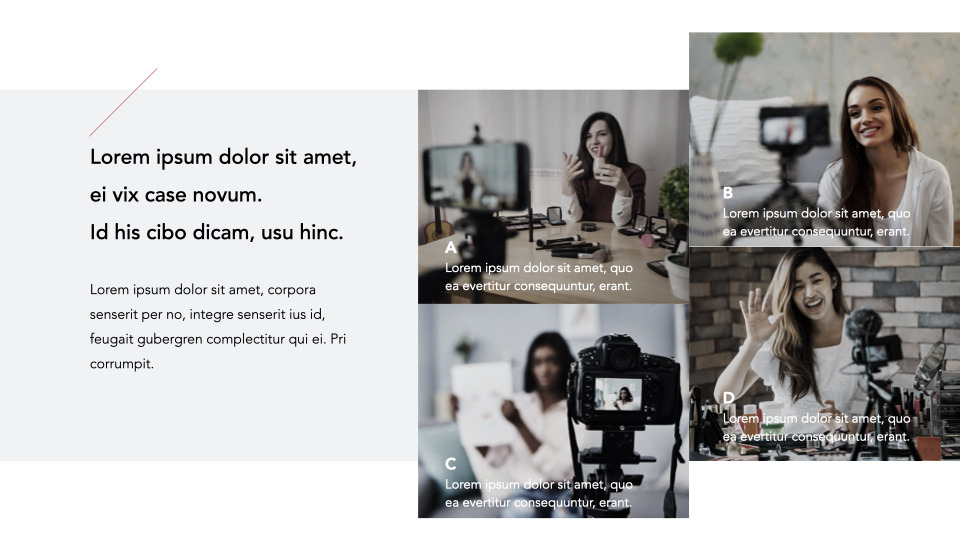 Content Creator slide template